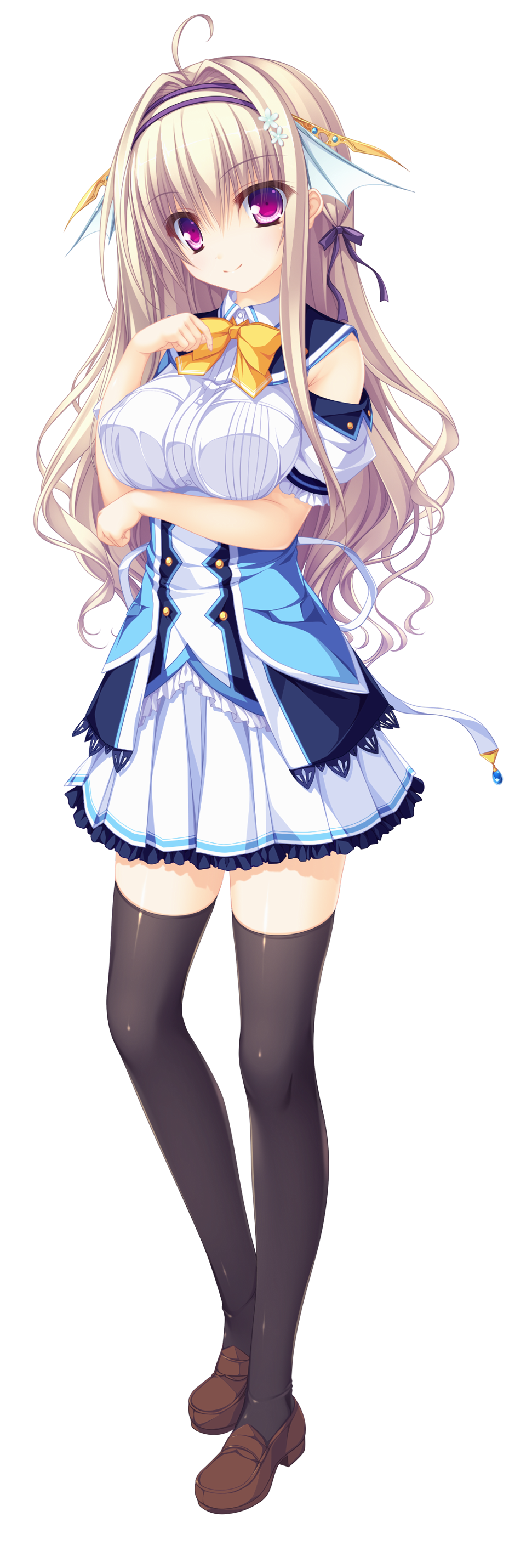 whirlpool mikagami mamizu kujiragami no tearstilla tenkawa mitsuki seifuku thighhighs ...